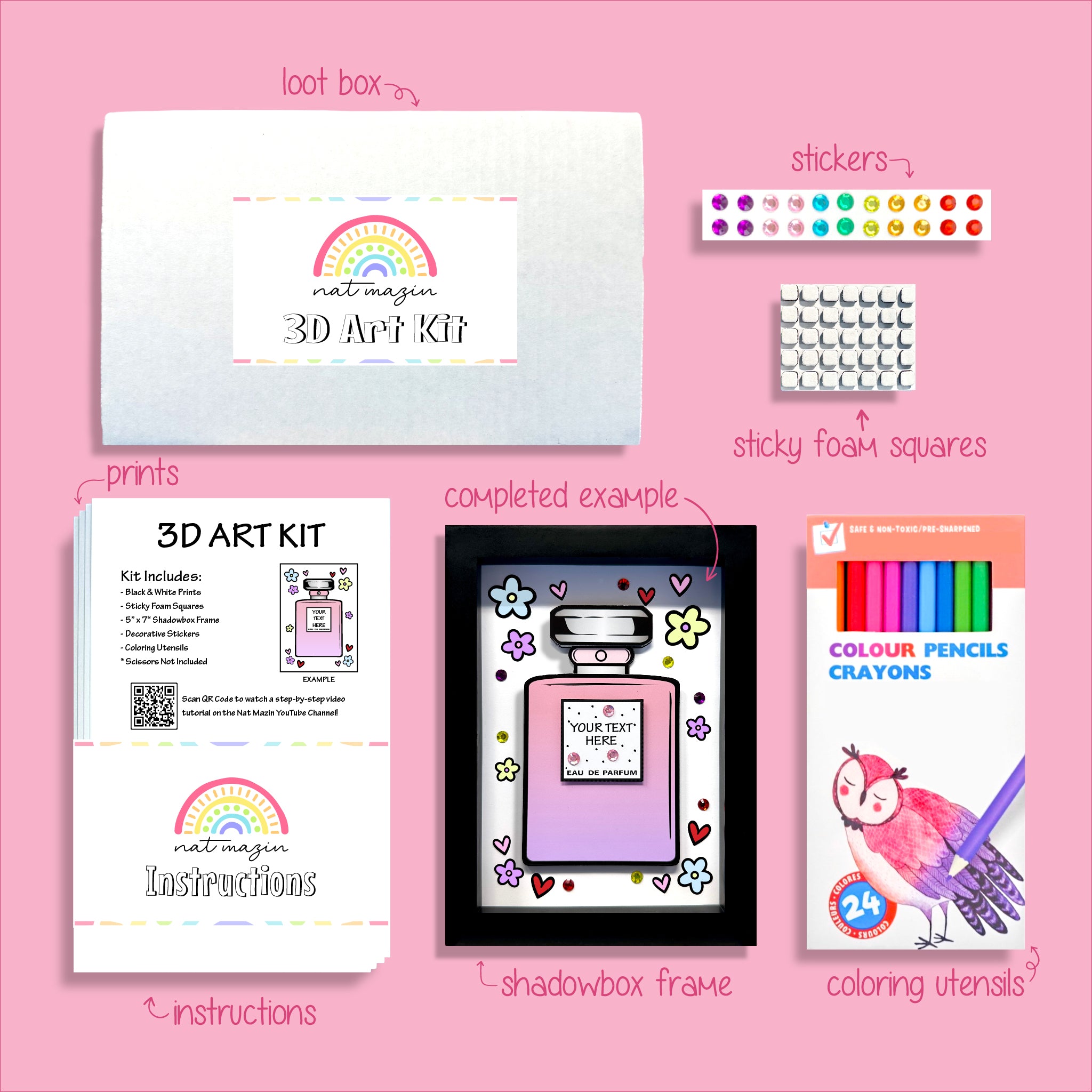 Perfume Deluxe 3D Art Kit – Nat Mazin